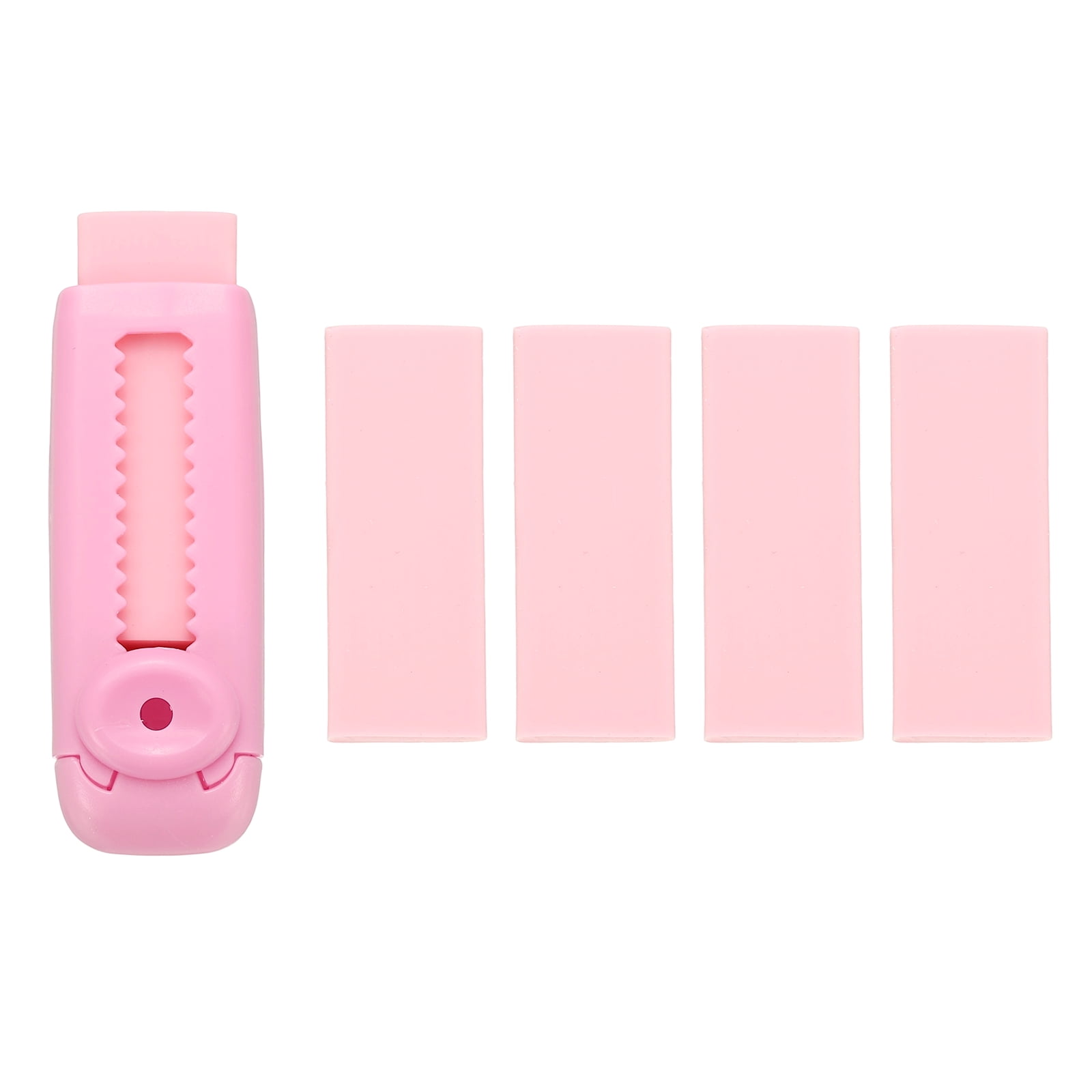 5 Pack Erasers, Sliding Retractable Eraser Push Pull Cute Pencil ...