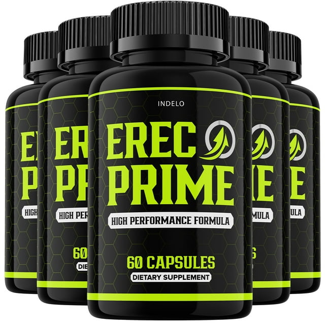 ErecPrime High Performance Men's Supplements, Advanced Formula (300 Capsules, 5 Pack) - Walmart.com