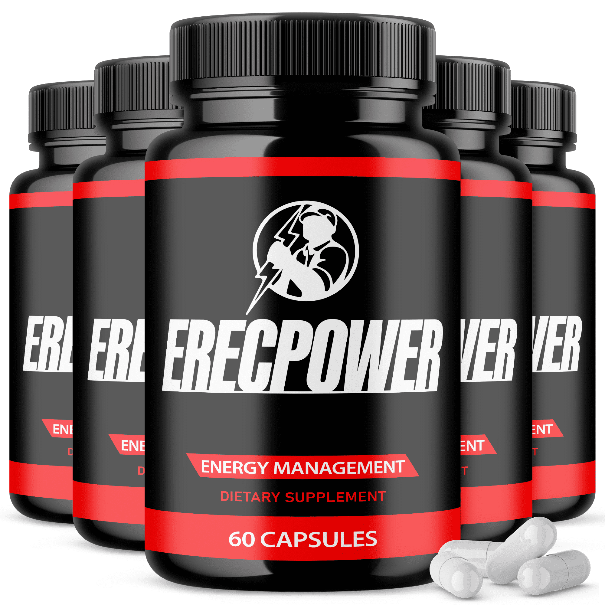 (5 Pack) Erecpower Capsules Multivitamin Health Supplement Official ...