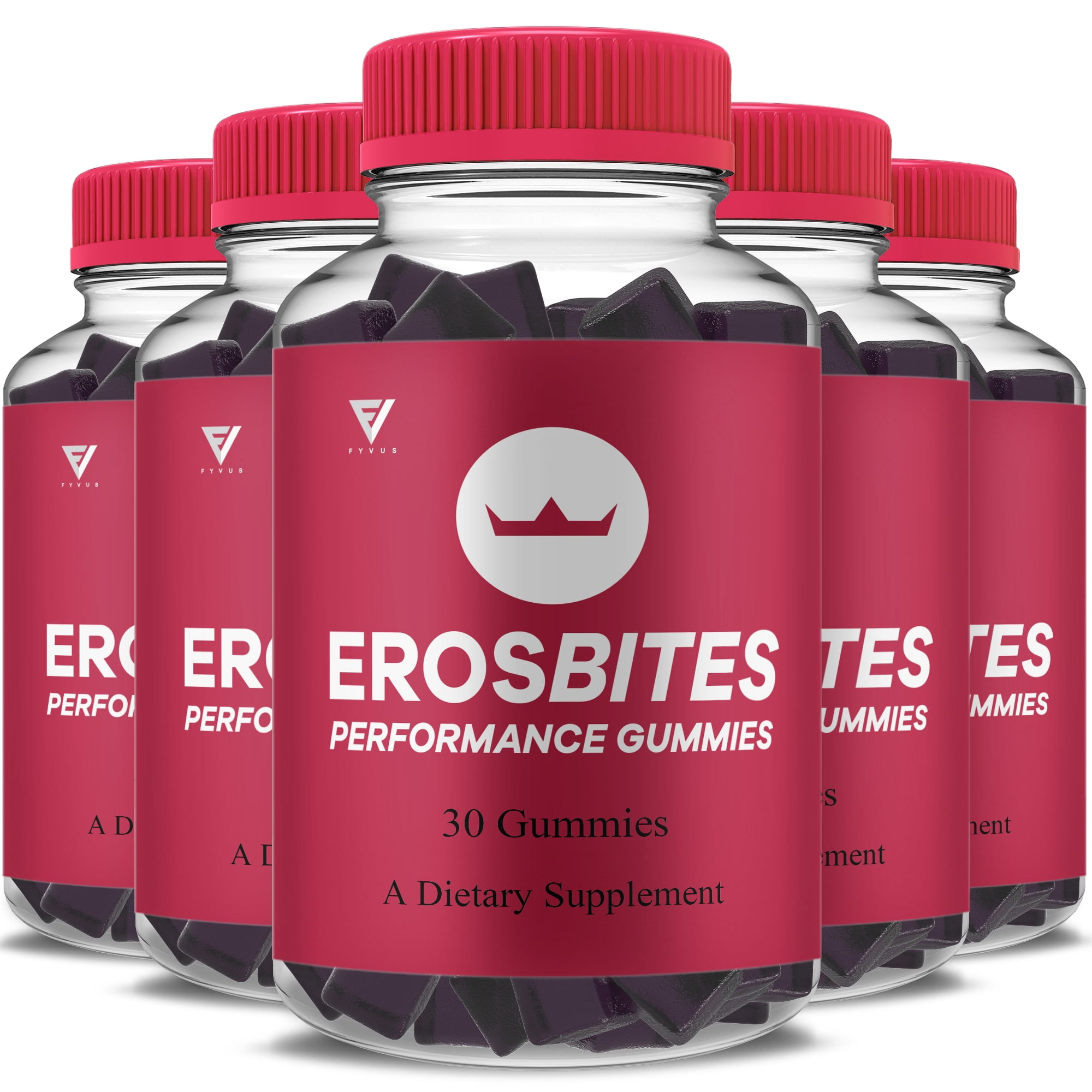 (5 Pack) Erosbites Performance Gummies, Eros Bites Supplement (5 Month ...