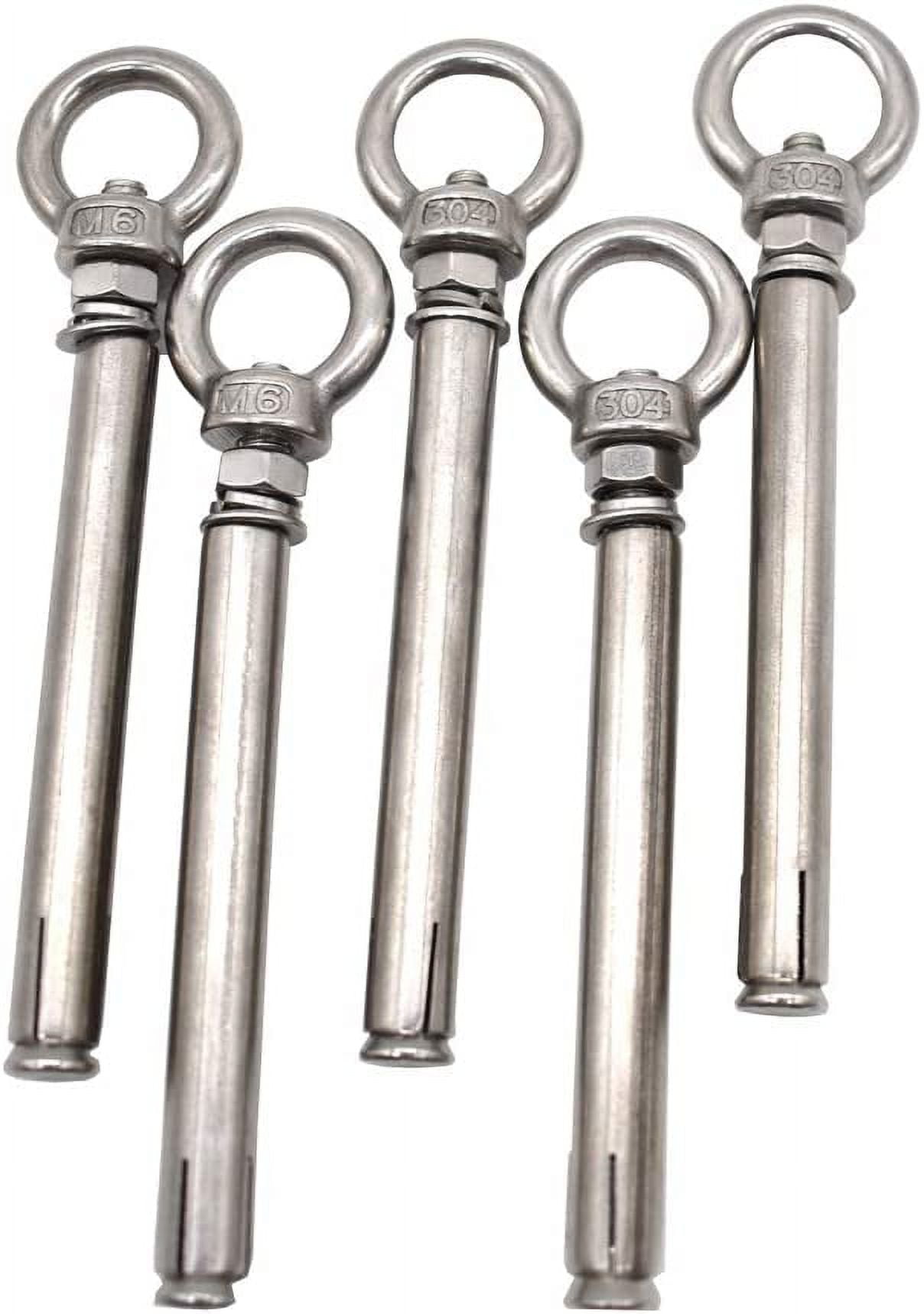 5 Pack Expansion Bolt Anchor Bolt 304 Stainless Steel Screw Ring ...