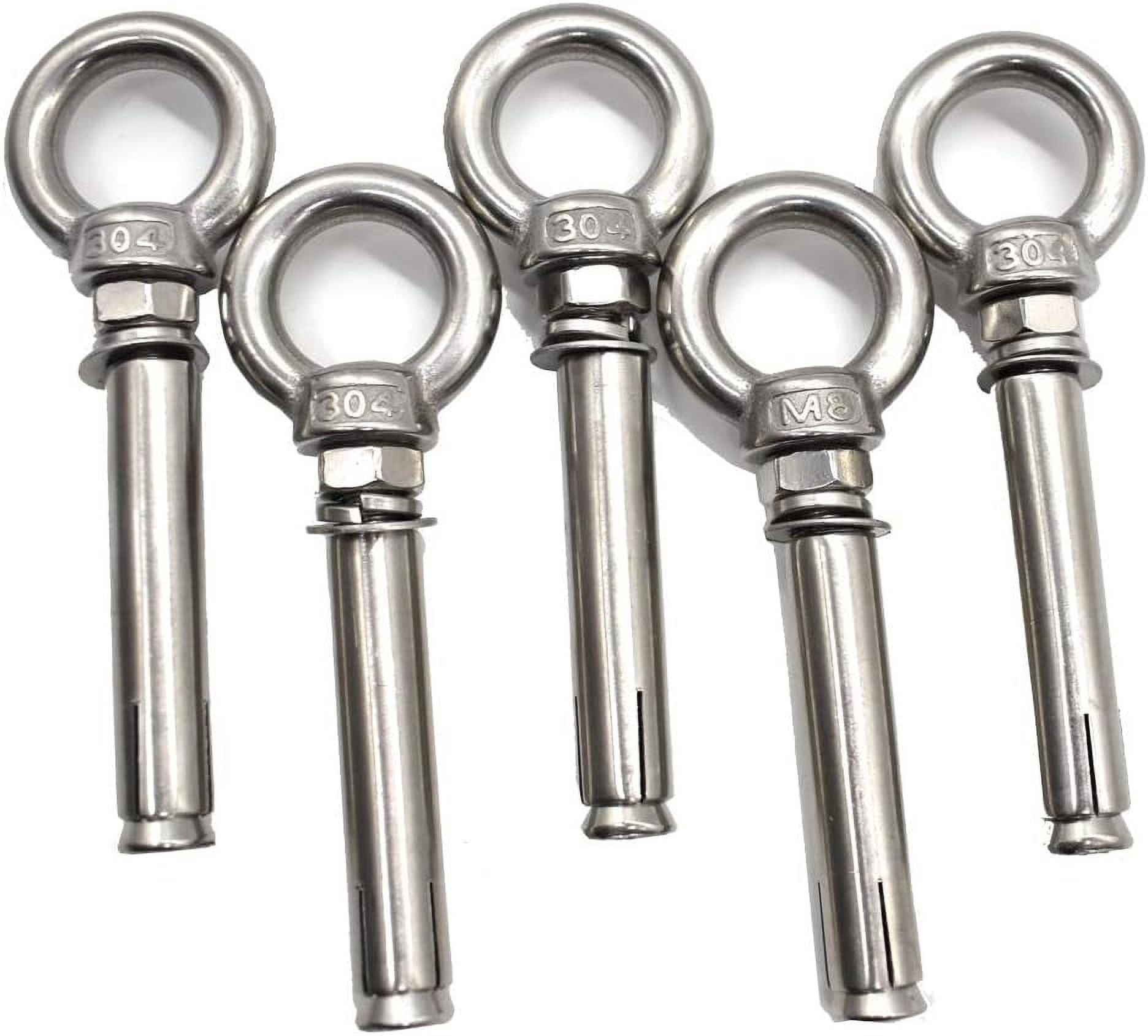 5 Pack Expansion Bolt Anchor Bolt 304 Stainless Steel Screw Ring ...