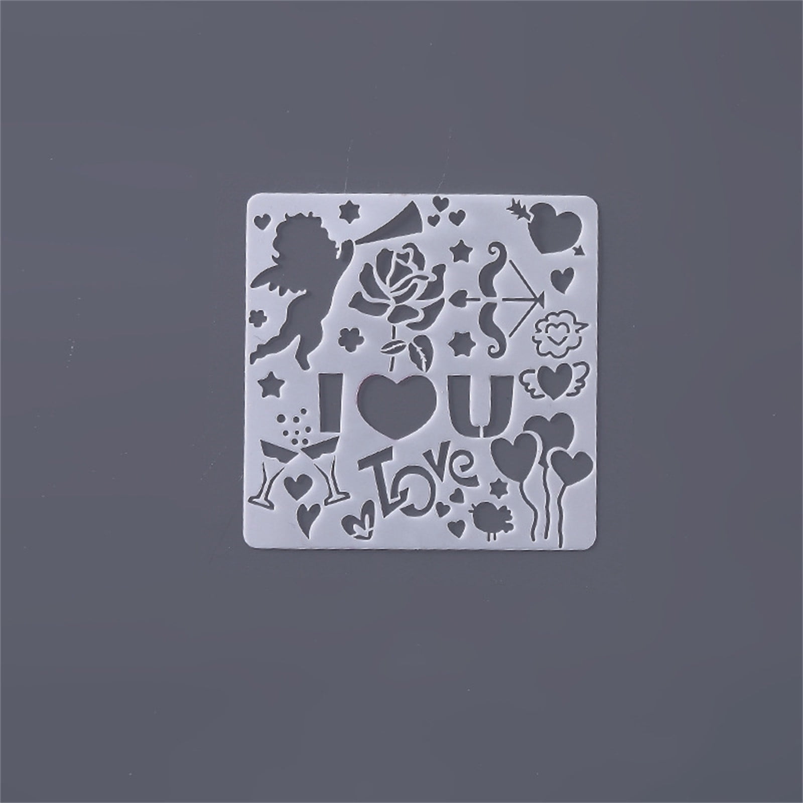 5 Pack Explosion Box Theme Lace Ruler Painting Template Surprise Gift ...