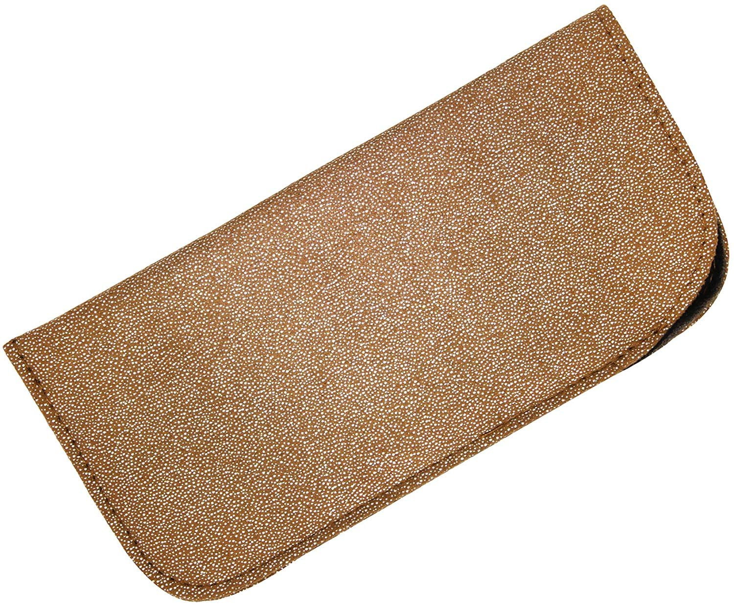5 Pack Eyeglass Slip Cases For Women - Sparkling Faux Suede In Assorted ...