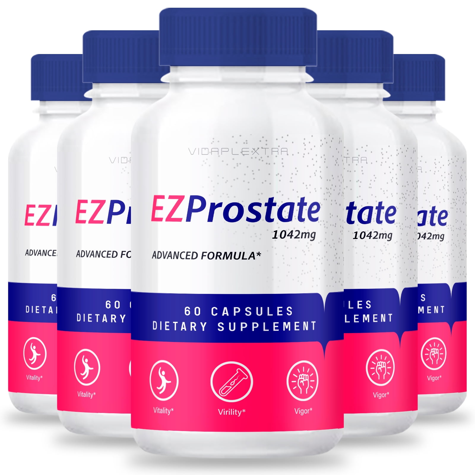(5 Pack) Ez Prostate Capsules - Ez Prostate Male Capsules - Walmart.com