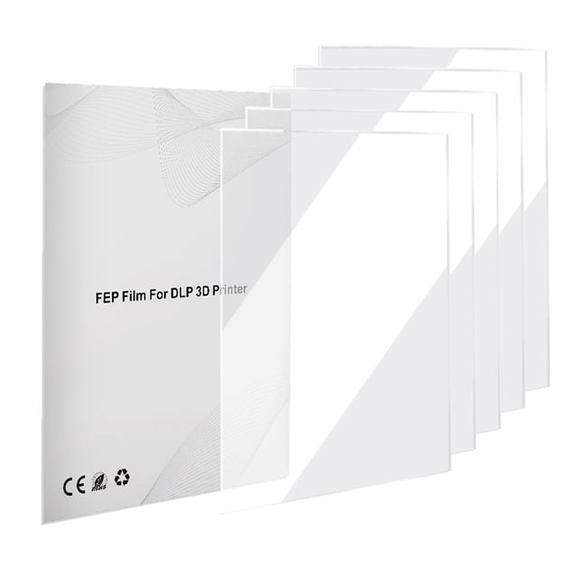 5 Pack FEP Release Film 200 x 140mm SLA/LCD FEP Film Sheet for Resin 3D ...