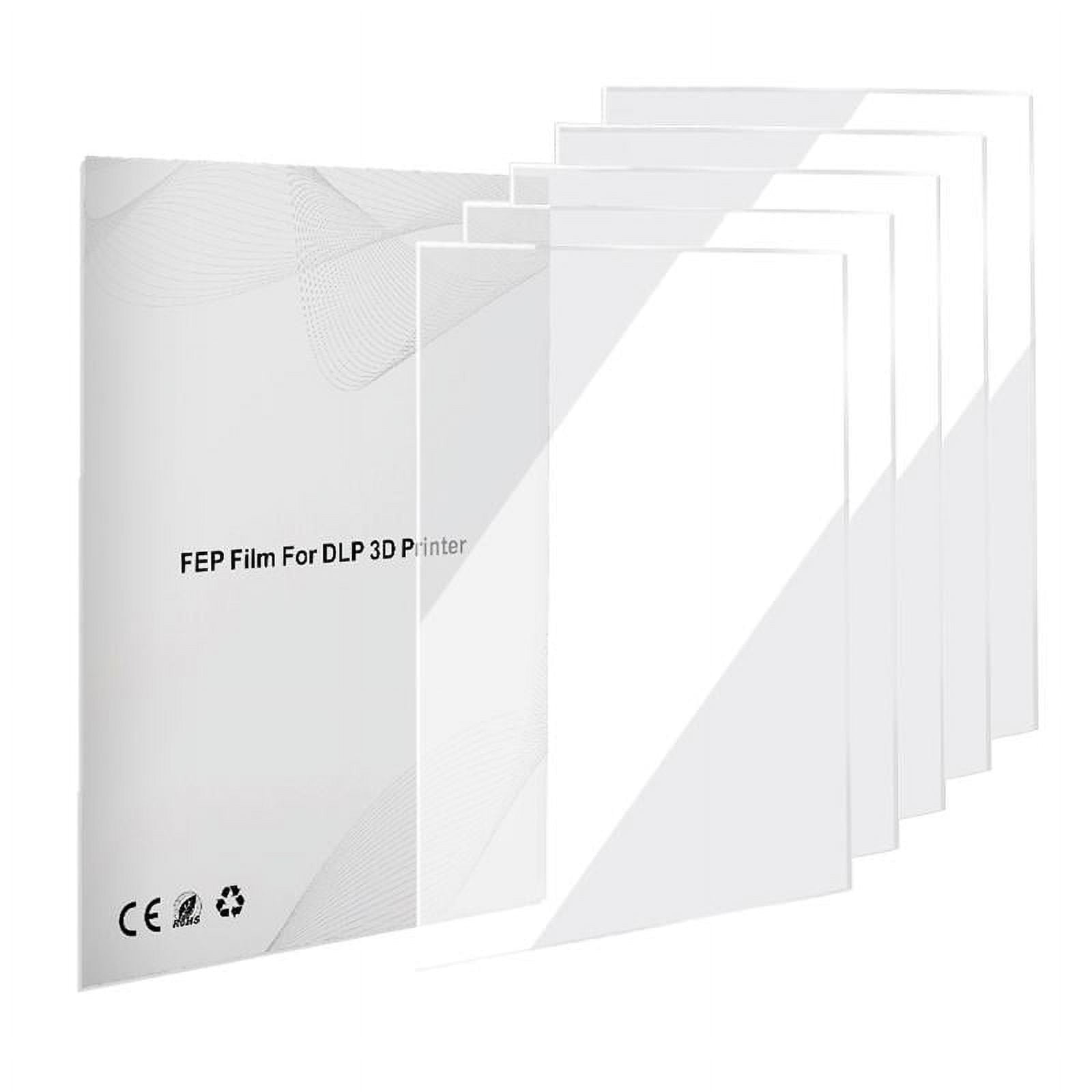 5 Pack FEP Release Film 200 x 280mm SLA/LCD FEP Film Sheet for Resin 3D ...
