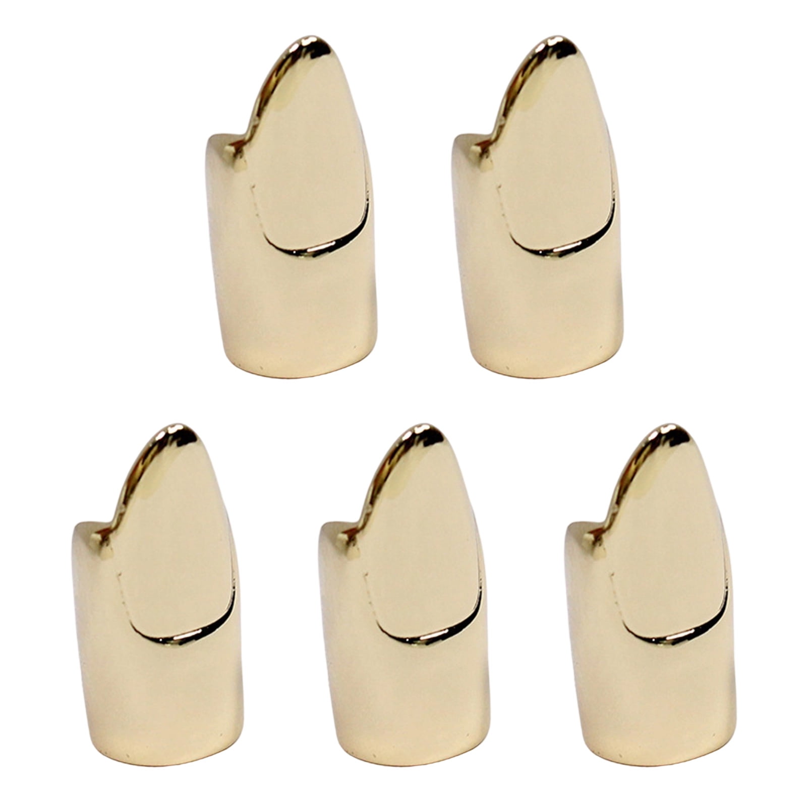5 Pack Fashion Jewelry Set Nails Rings Unique Finger Tip Rings Alloy ...
