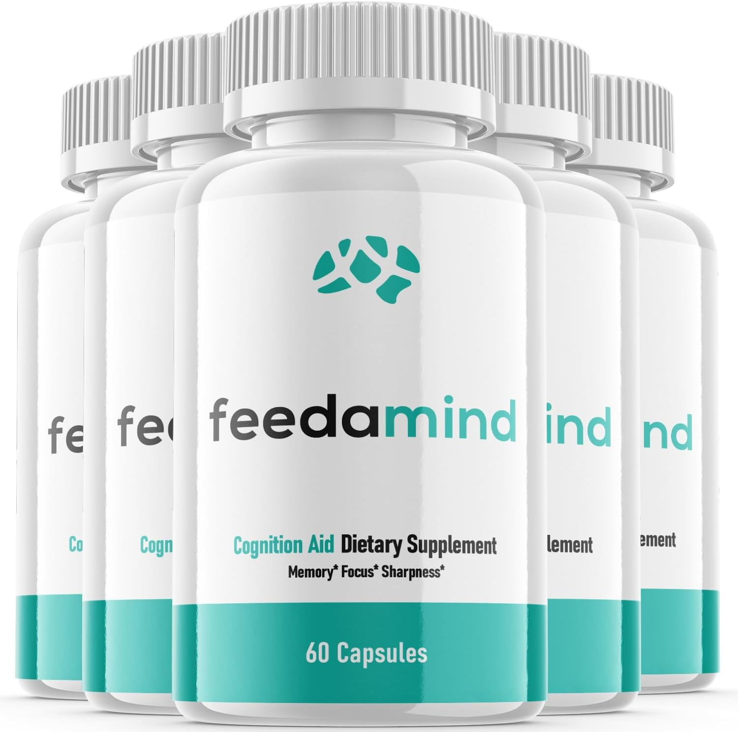 (5 Pack) Feedamind - Brain Boost Supplement - Dietary Supplement for ...