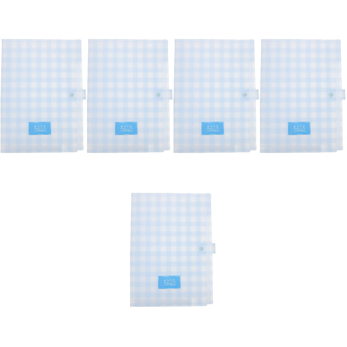 5 Pack File Holder Organizer Archive Boxes Index Card Pockets ...