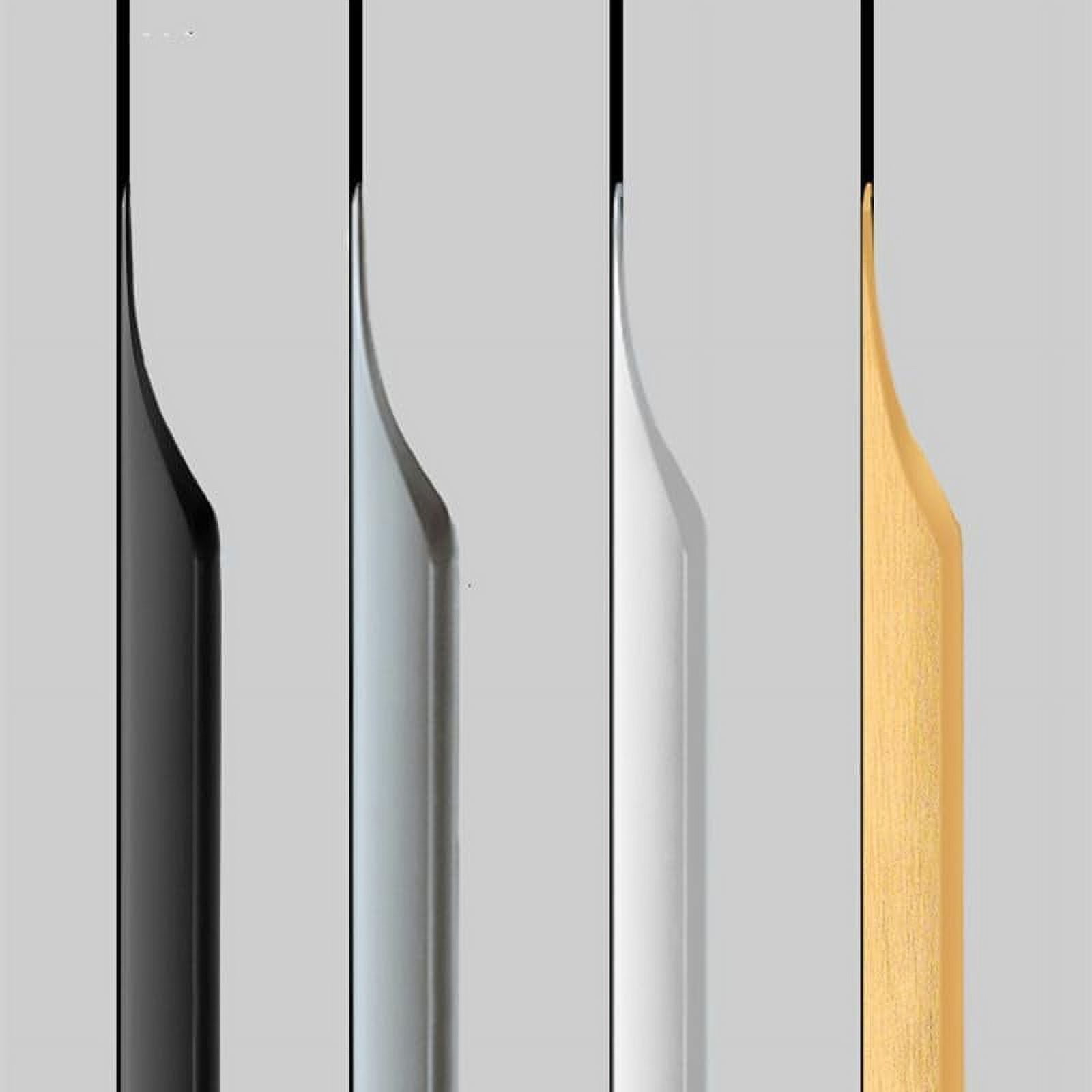 5 Pack Finger Pulls for Cabinets Streamlined Long Concealed Handle Home ...