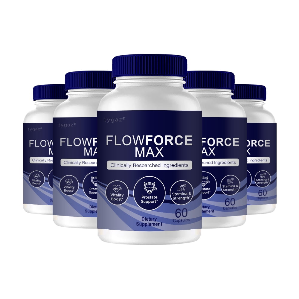 (5 Pack) Flow Force Max Capsules - Flow Force Max Capsules - Walmart.com