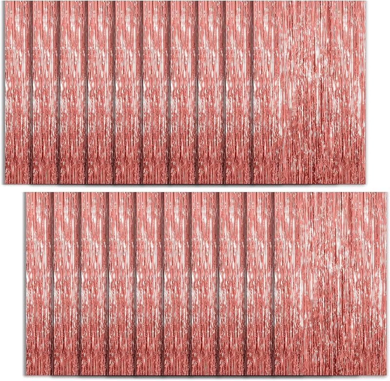 5 Pack Foil Curtain Backdrop Tinsel Foil Fringe Curtains Photo Booth ...