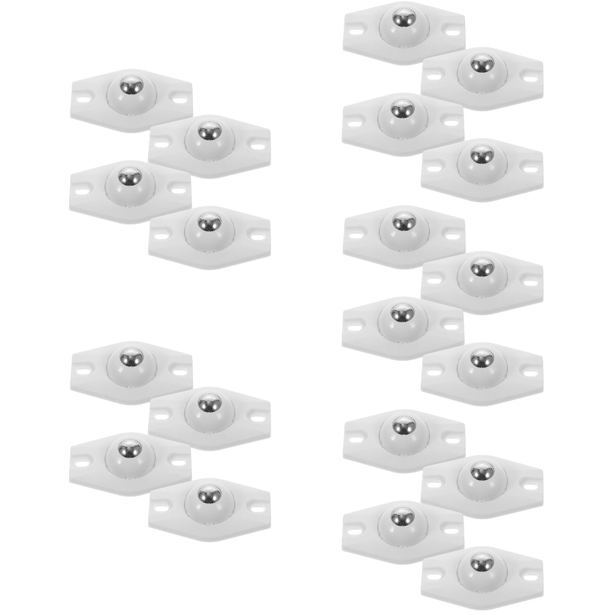 5 Pack Foldable Cart Single Bead Universal Wheel Trash Box Caster ...