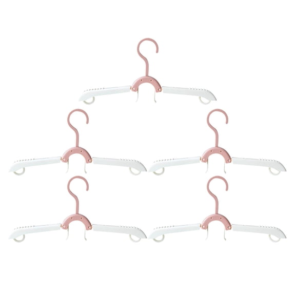 5-Pack Foldable Travel Hangers Telescoping Drying Rack for & Adults ...