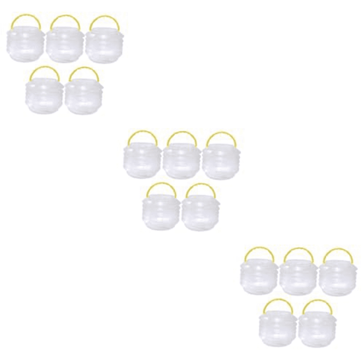 5 Pack Folding Pencil Holder Bath Tub Cleaner Beach Water Pail Bucket ...