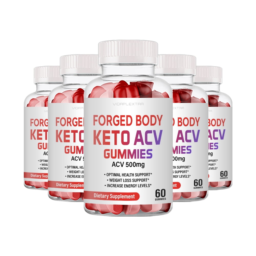 (5 Pack) Forged Body - Forged Body Keto ACV Weight Loss Gummies ...