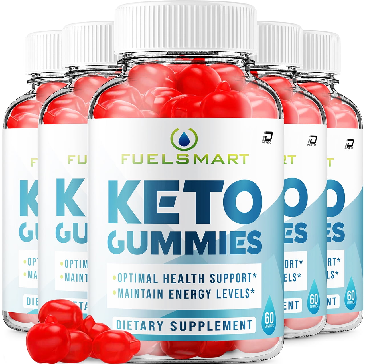 (5 Pack) Fuel Smart Keto ACV Gummies - Fuel Smart Apple Cider Vinegar ...