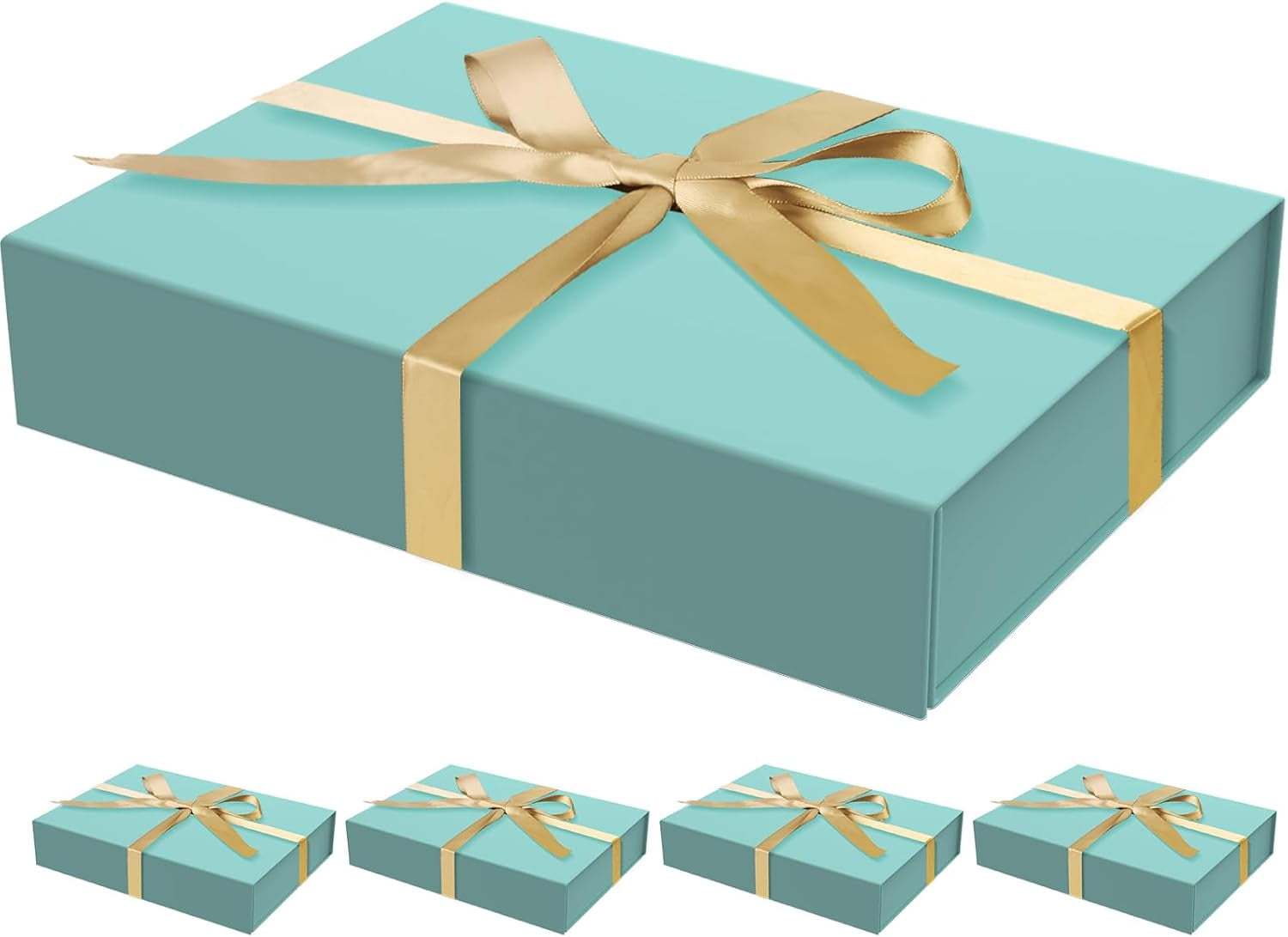 5 Pack Gift Boxes with Lids, 11 X 8.2 X 2.3 Inches Packing Box for ...