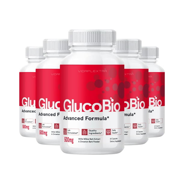 (5 Pack) Gluco Bio Capsules - Gluco Bio Capsules - Walmart Business ...