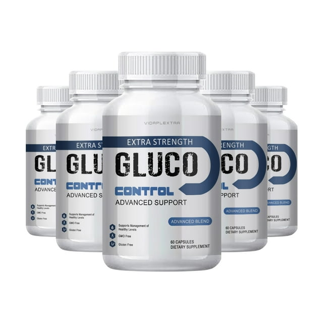 (5 Pack) Gluco Control - Gluco Control Advanced Capsules - Walmart.com