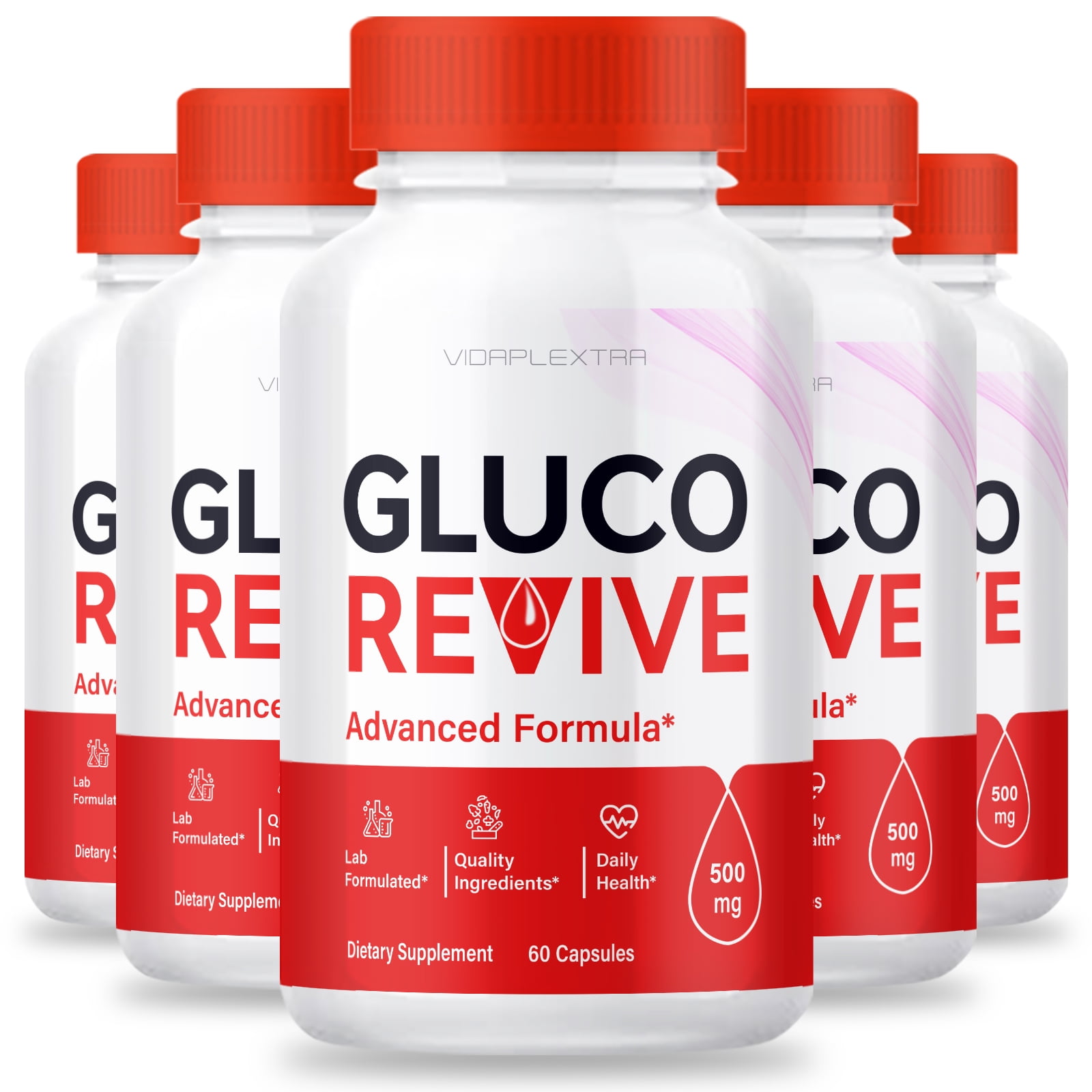 (5 Pack) Gluco Revive Capsules - Gluco Revive Capsules - Walmart.com