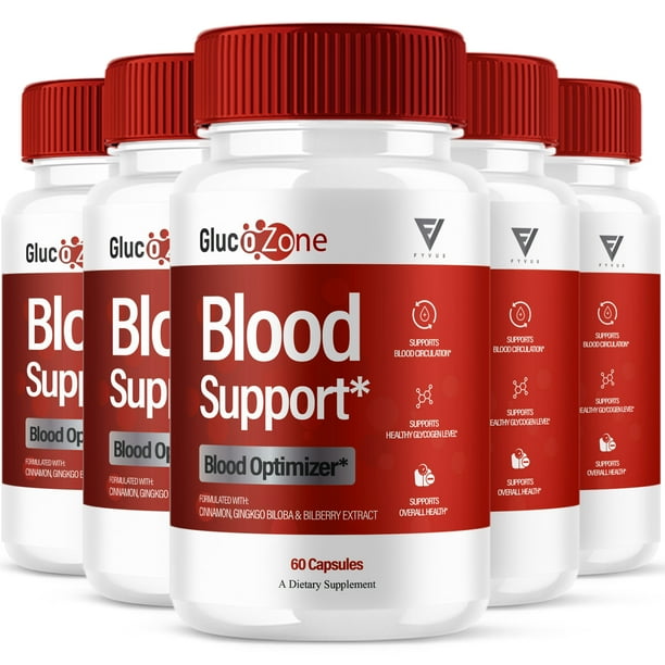 (5 Pack) Glucozone Maximum Strength Glycogen Support, Gluco Zone Daily ...