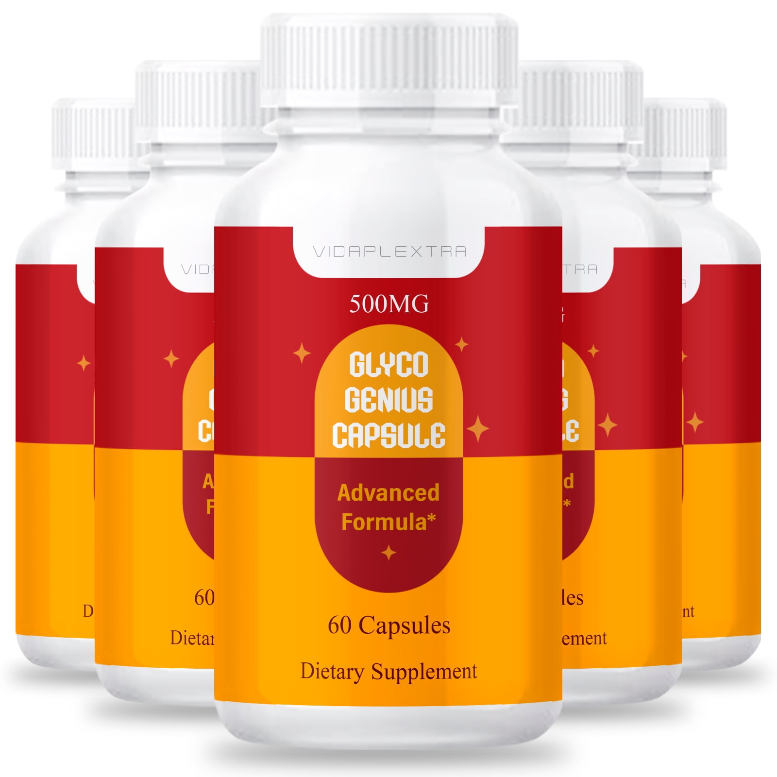 (5 Pack) Glyco Genius Capsules - Glyco Genius Capsules - Walmart.com