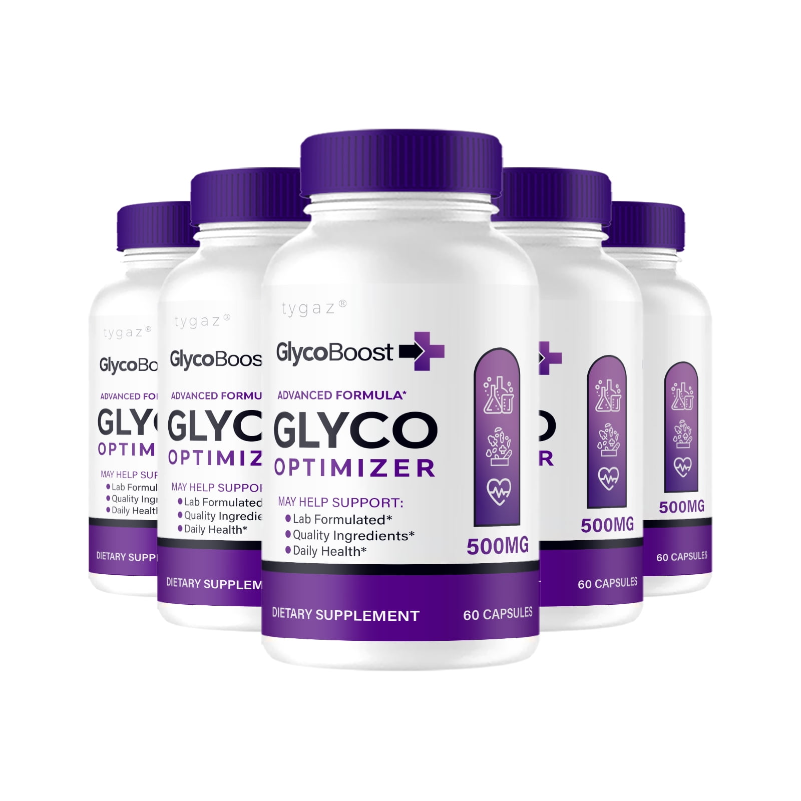 (5 Pack) GlycoBoost - Glyco Boost Pill Supplement - Walmart.com