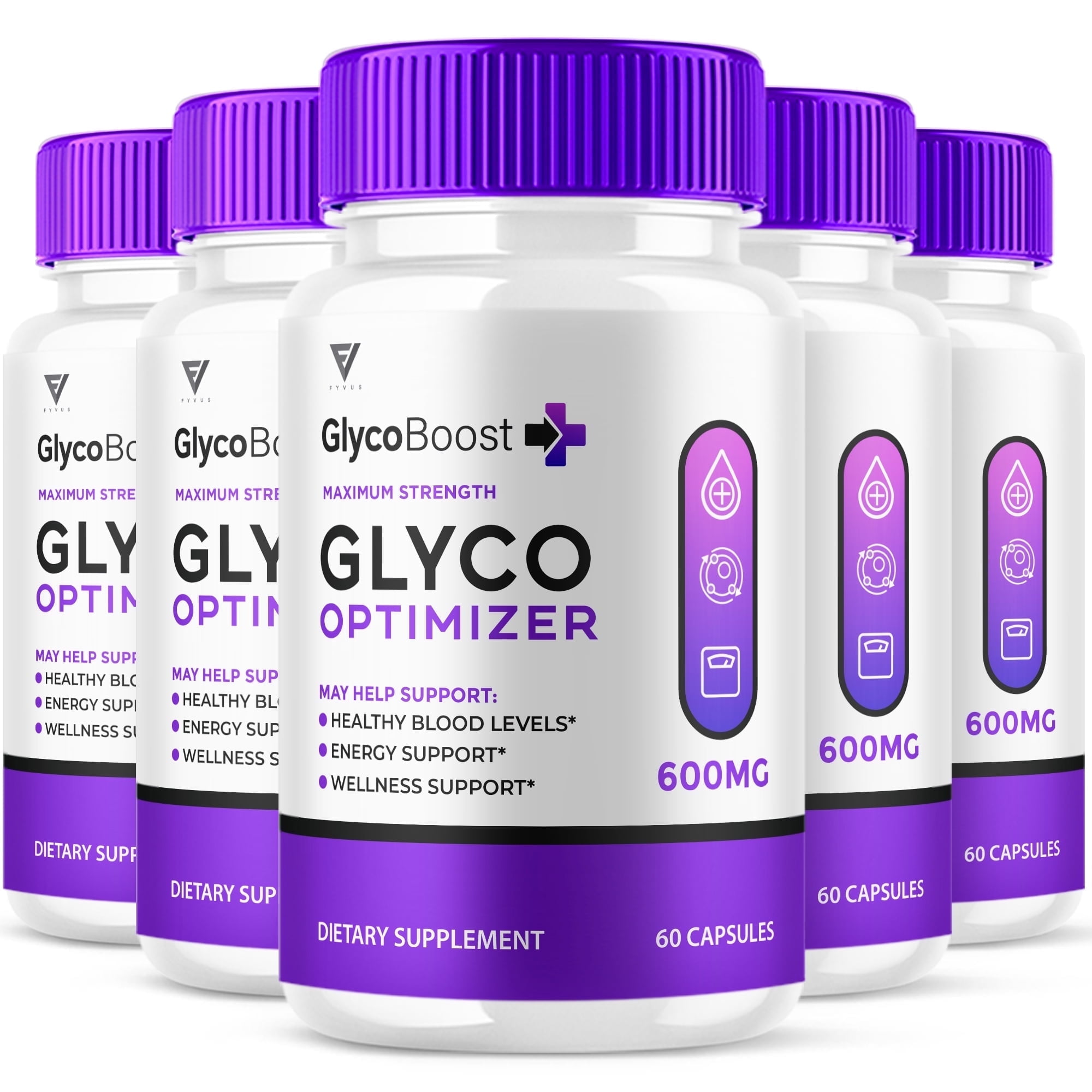 (5 Pack) GlycoBoost Glyco Optimizer Blood Support Formula Glycogen ...