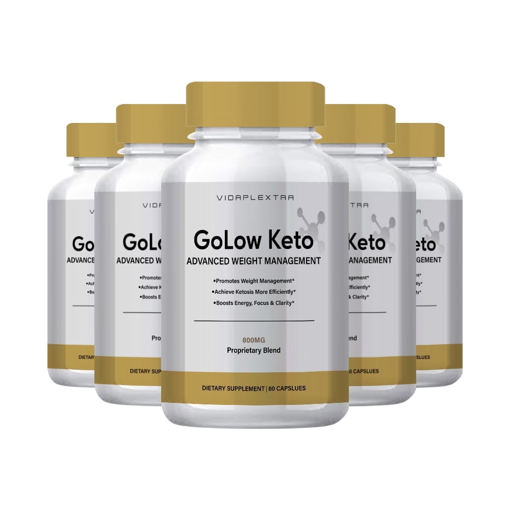 (5 Pack) GoLow Keto - GoLow Keto Weight Management Capsules - Walmart.com