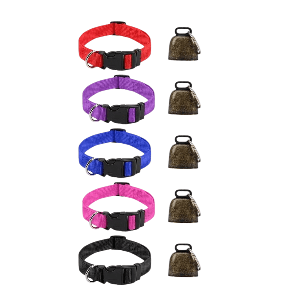 5-Pack Goat Collars With Anti-Loss Bells, Perfect For Farm Animals ...