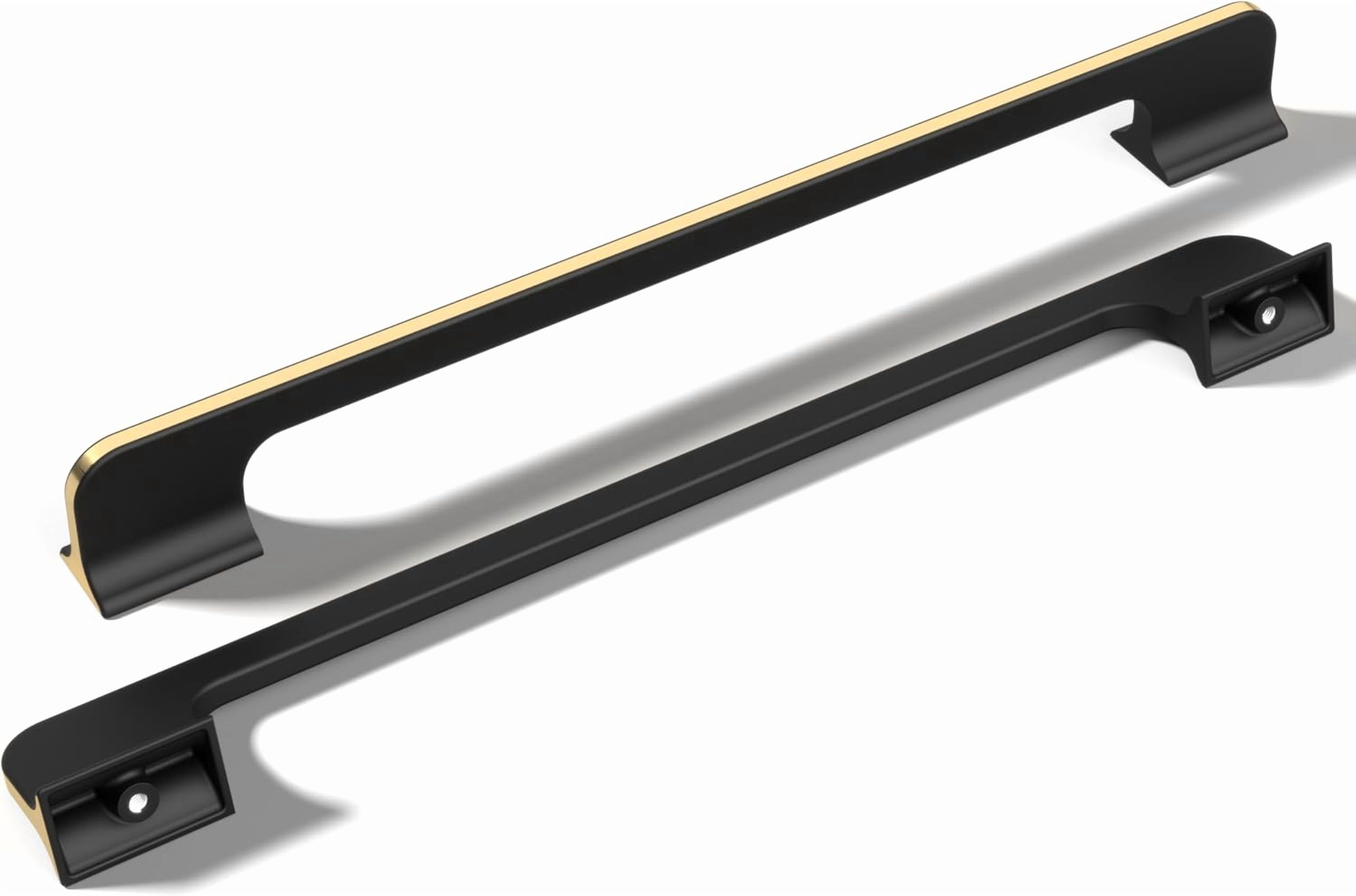 | 5 Pack & Gold 8.8 Inch Hole Center Solid Metal Cabinet Handles ...