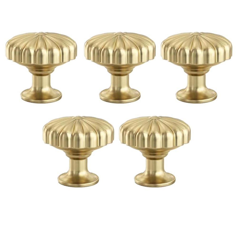 5-Pack Gold Dresser Handles Gold Drawer Handles Knobs Gold Handles ...