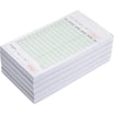 Adams® Guest Check Books, 1-Part, 3 3/8" x 5", 12 Pads Of 100 Sheets ...