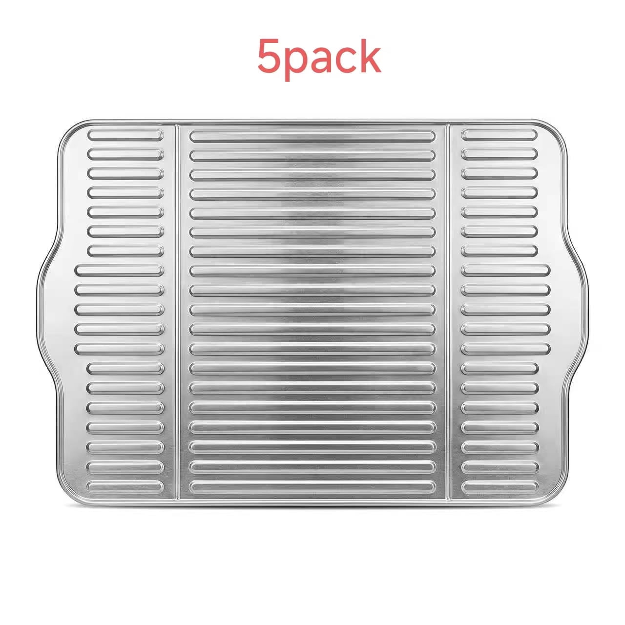 5 Pack Grill Drip Tray Liners – Aluminum Disposable Drip Trays, Heat ...