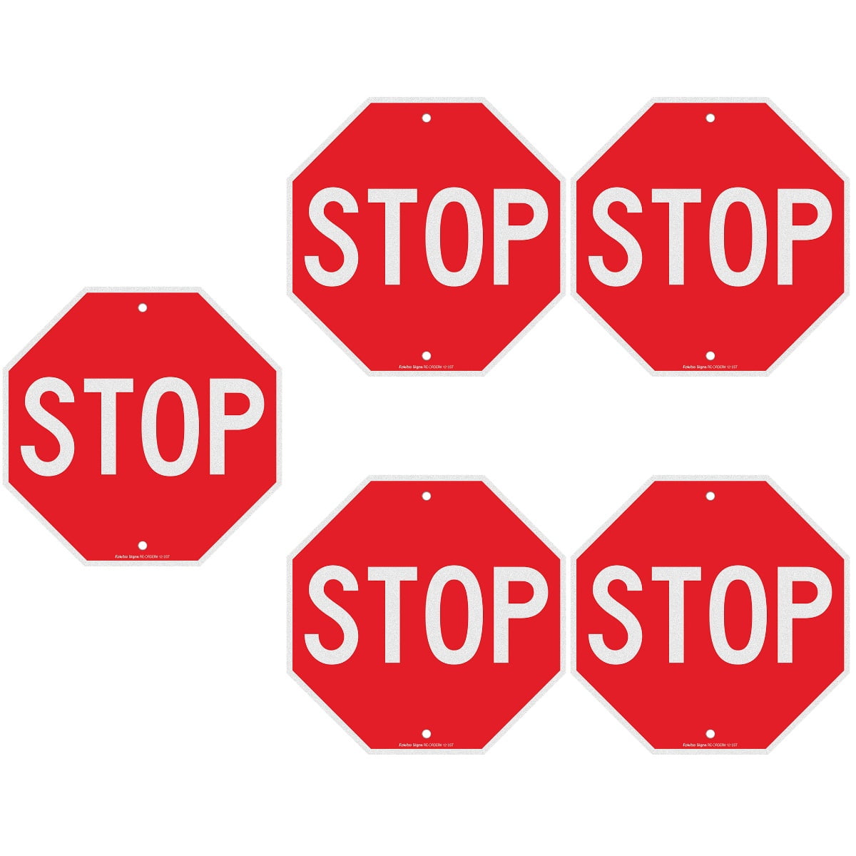 5 Pack Handicap Parking Sign Red Warning Ordinary Road Child - Walmart.com