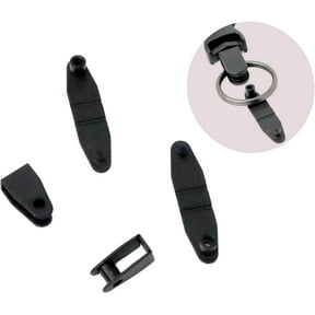 Paracord Planet Plastic Badge Clips - 33mm x 13mm Black Clip - Walmart.com