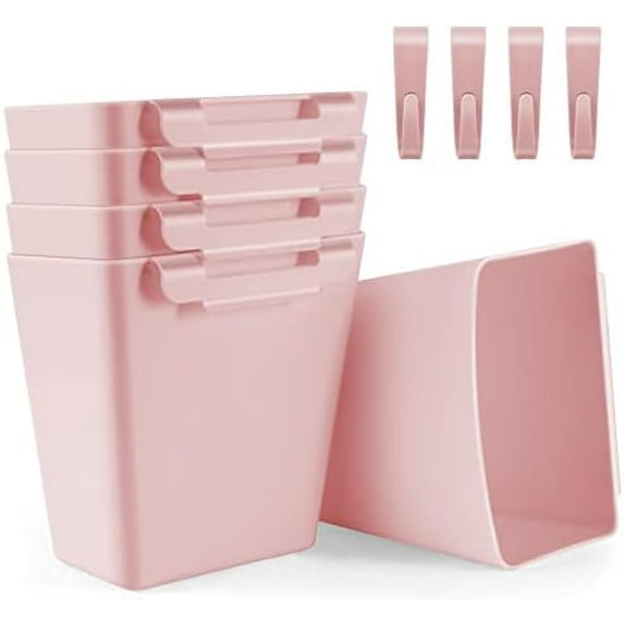 5 Pack Hanging Cup Holders, Multipurpose Rolling Cart Accessories ...