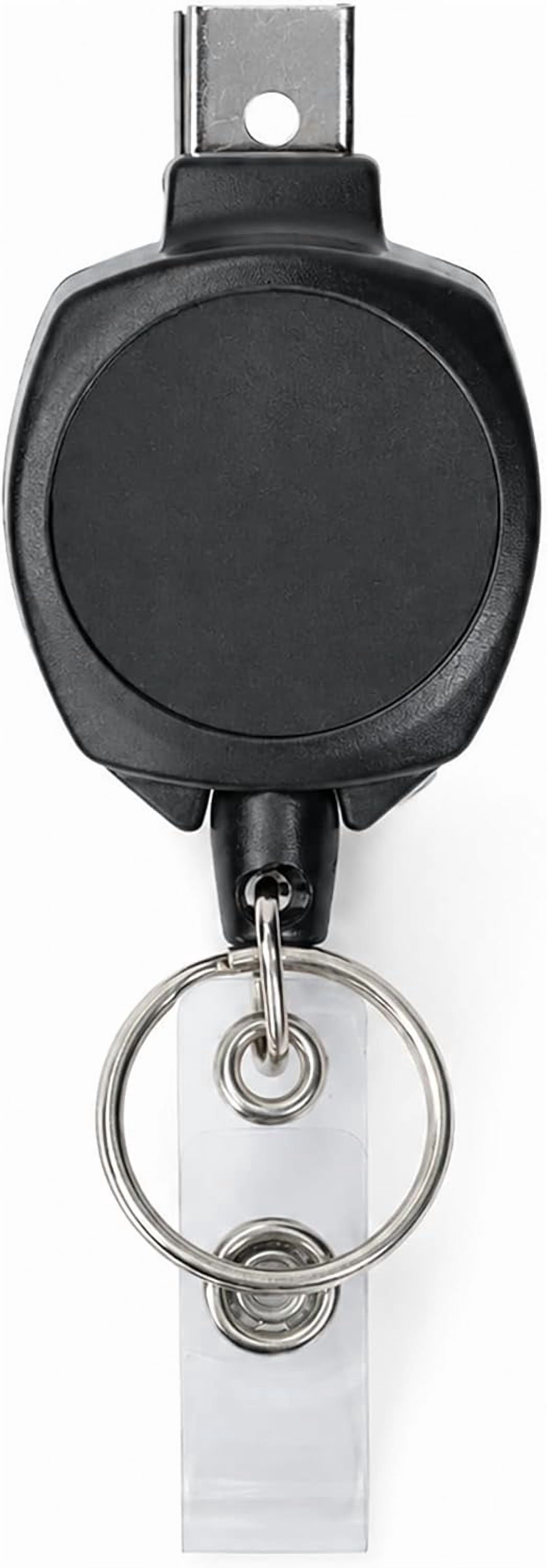 5 Pack - Heavy Duty Retractable Badge Reel with Swivel Alligator Clip ...