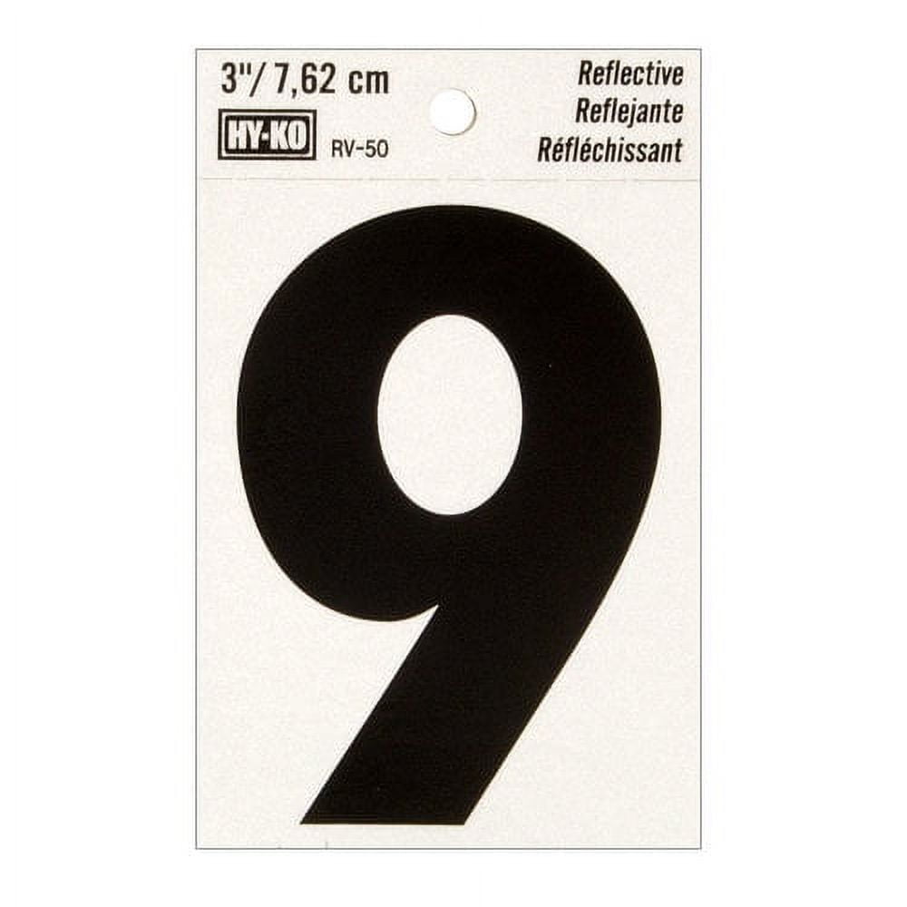 5 Pack Hy-ko sticker house number (set of 10) - Walmart.com