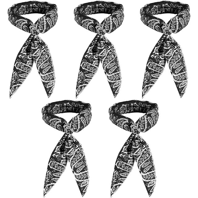5 Pack Ice Cooling Wrap Scarf Cooling Bandana for Neck, Cooling Scarves ...