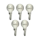 5 Pack Ignition Keys Replacement For Bauer Yale Diamond Plate American ...