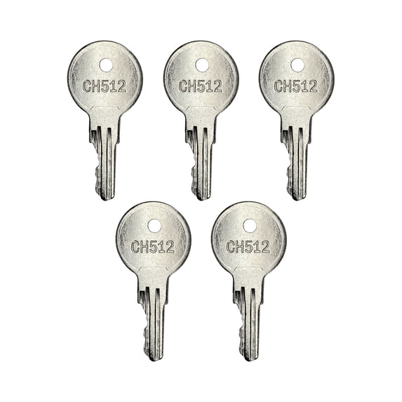 5 Pack Ignition Keys Replacement For Bauer Yale Diamond Plate American ...