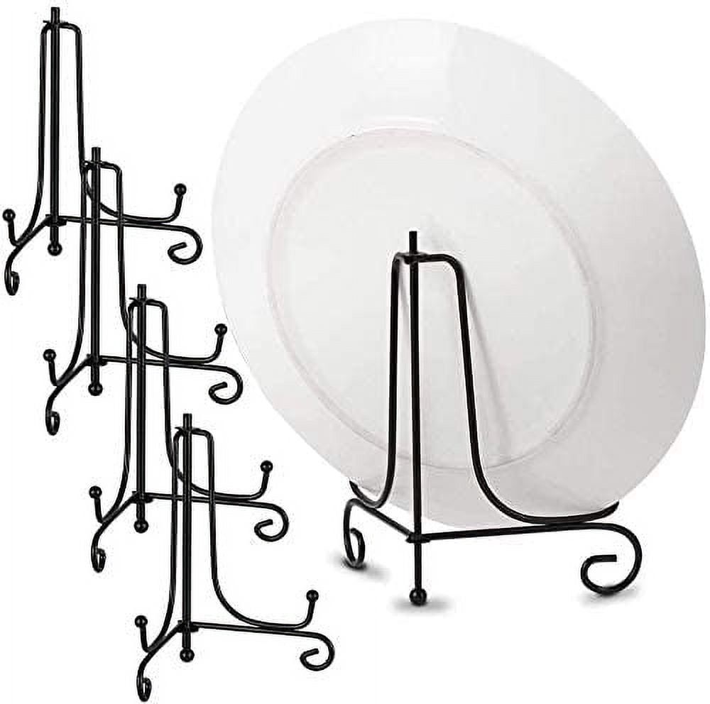 5 Pack Improved Anti-Slip 6 Inch Plate Holder Display Stand, Displays ...