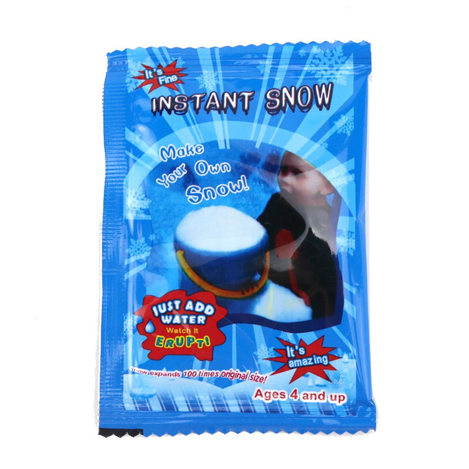 5 Pack Instant Snow Fake Artificial Snow Slime, Fake Snow Powder for ...