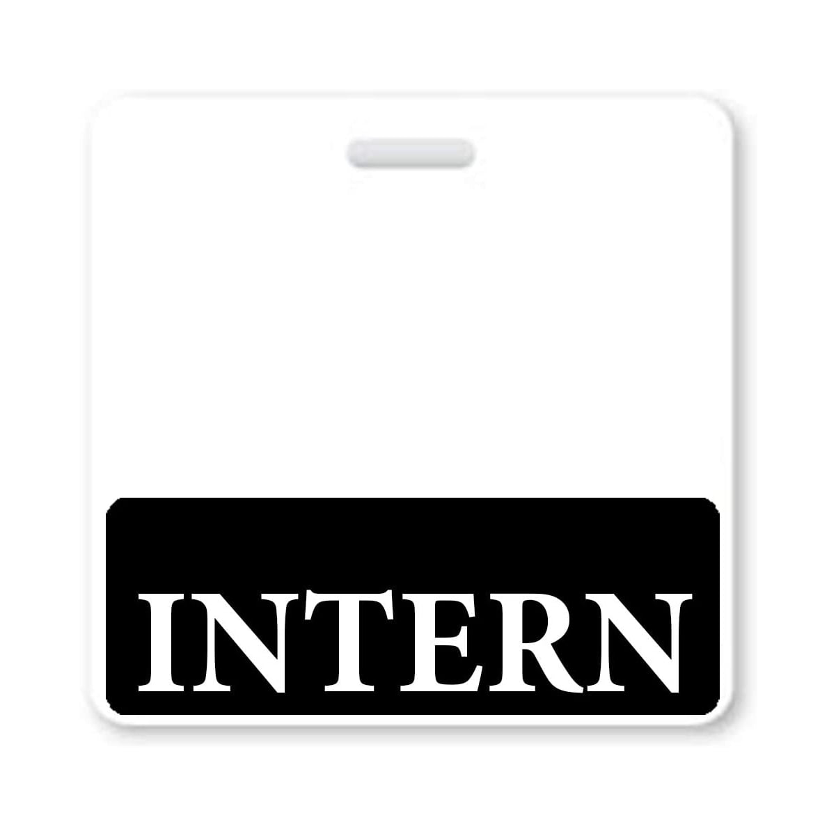 5 Pack - Intern Badge Buddies - Heavy Duty Horizontal Badge Buddy for ...