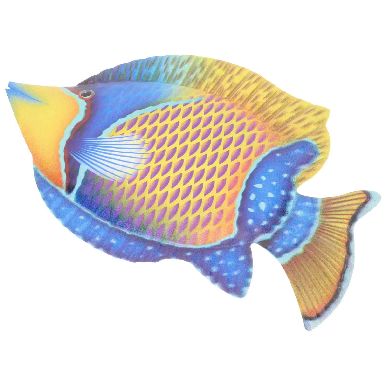 5 Pack Iron Fish Sculpture Wall Art Hanging Ornament Plaque Jellyfish ...