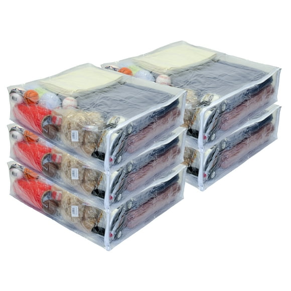 Clear Zippered Storage Bags