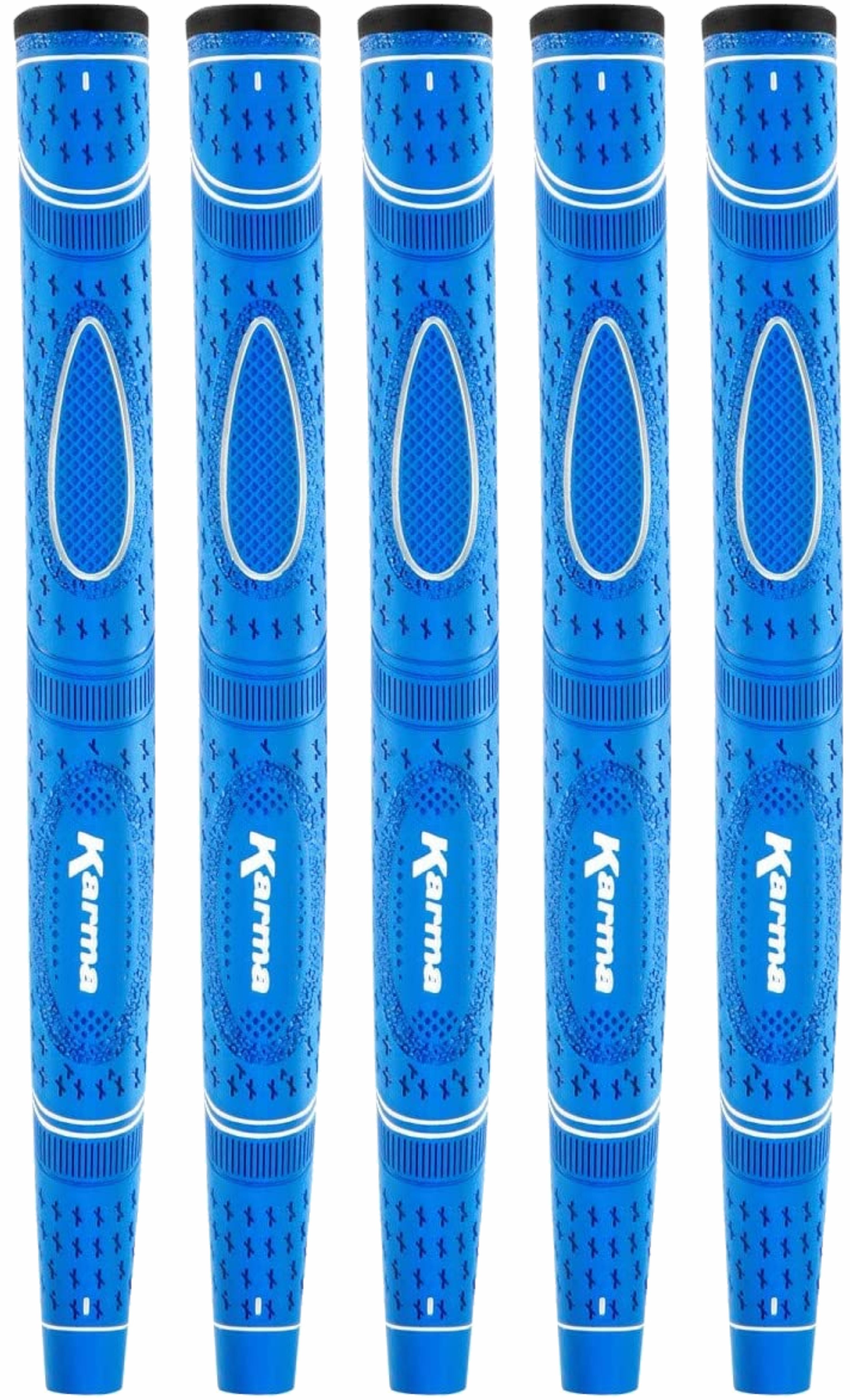 5 Pack Karma Blue Dual Touch Midsize Putter Grip - Walmart.com